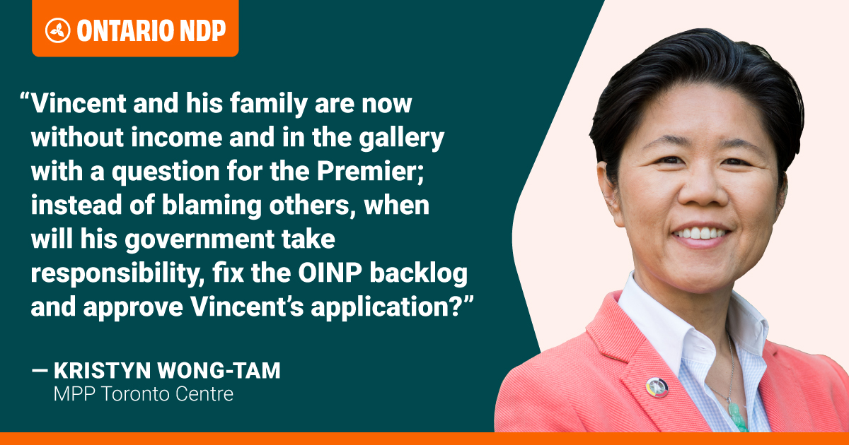 NDP calls on Ford to fix broken OINP system « Ontario NDP